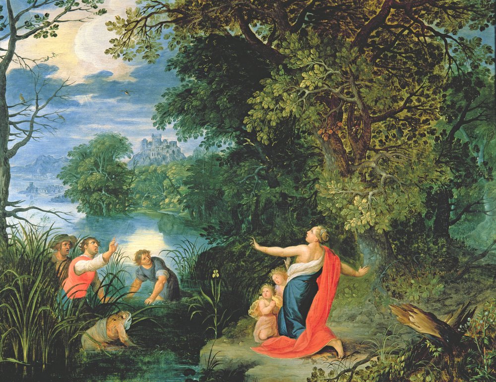 Latona y las ranas | Abraham Govaerts | Impresión de arte