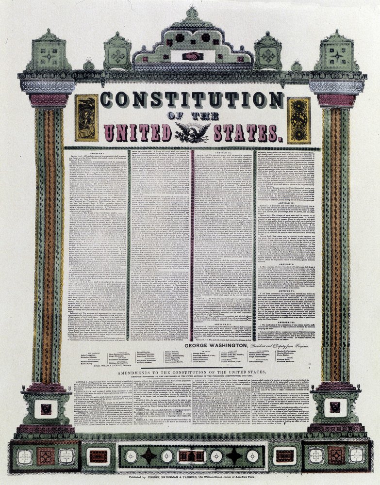 La Constitución de los Estados Unidos de América firmada en 1787 ...