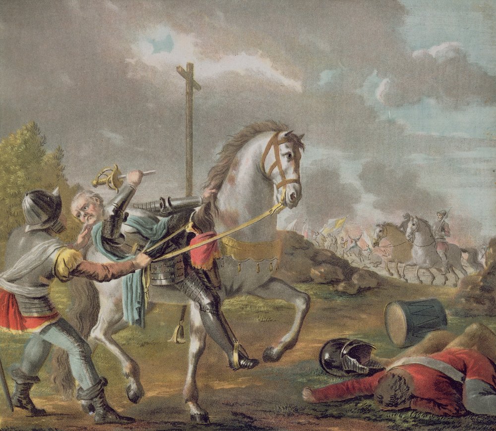 La batalla de St. Denis en 1567, 1788 | Impresión de arte