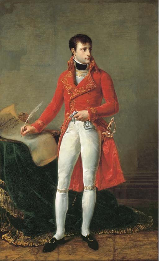 Retrato de Napoleón Bonaparte, de cuerpo entero, como Primer Cónsul
