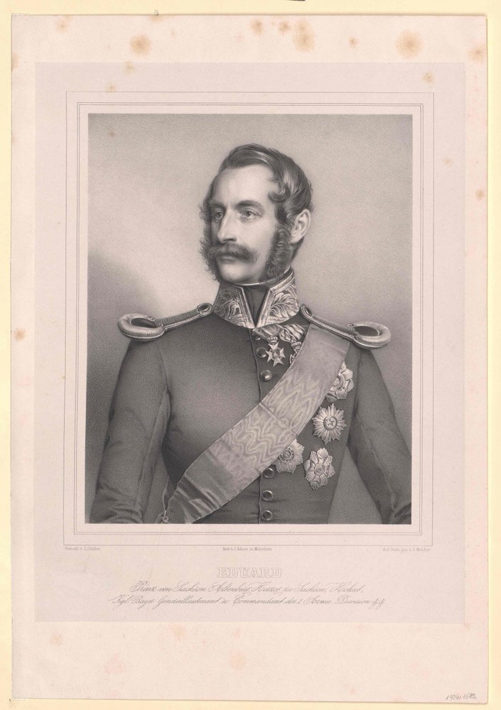 Príncipe de Saxe Altenburg Eduard | Artist Unknown