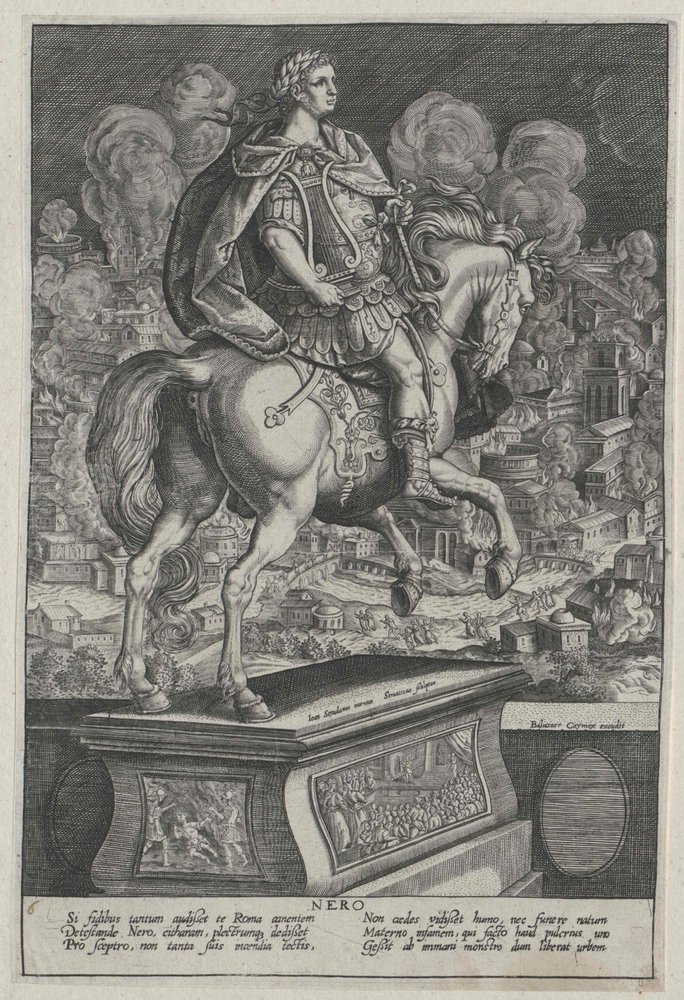 El emperador romano Nerón | Artist Unknown