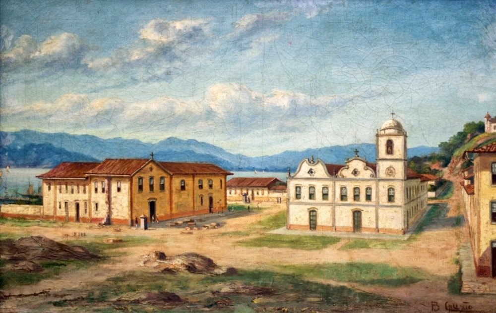 Matriz de Santos | Benedito Calixto | Impresión de arte