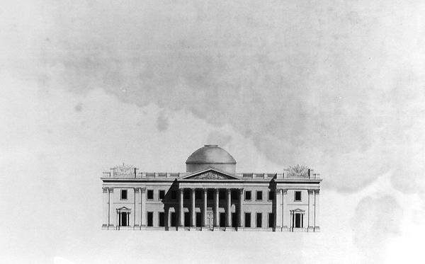 Elevación del Frente Principal de una casa