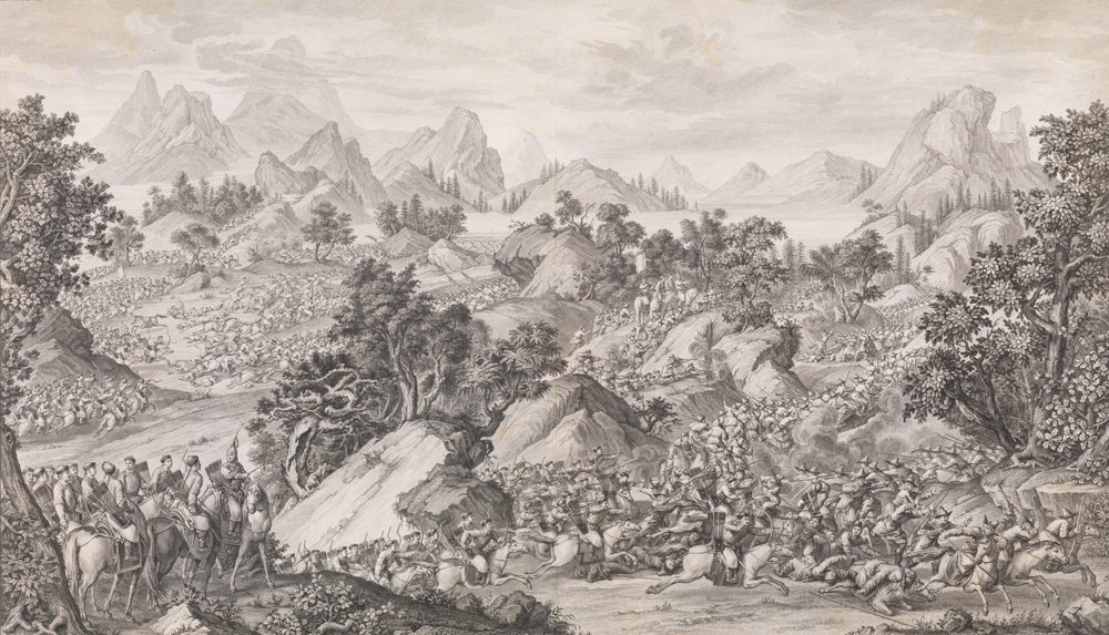 La batalla de Qos-qulaq, 1774 | Benoit-Louis Prevost