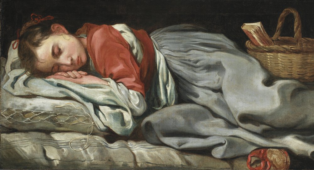 Niña Durmiendo | Bernardt Keil or Keyl | Impresión de arte