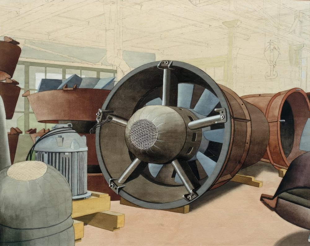 Turbina | Carl Grossberg | Impresión de arte