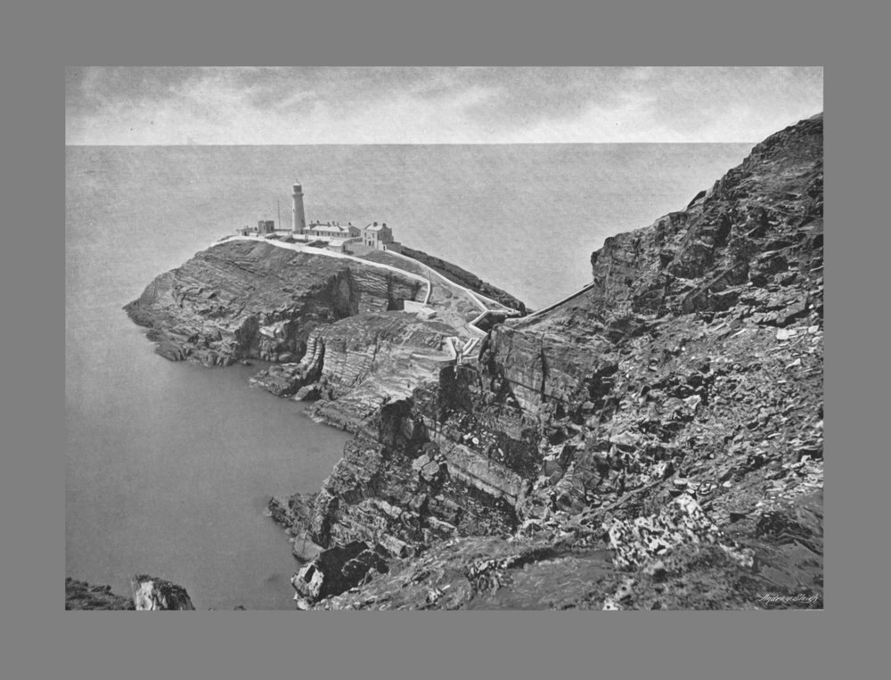 Faro de South Stack, Holyhead, c1900 | Impresión de arte