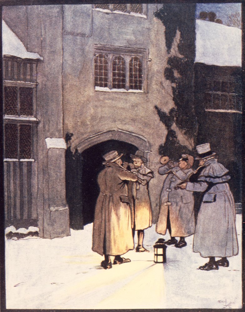 "Recorrían la casa, jugando bajo las ventanas", ilustración de "Old ...