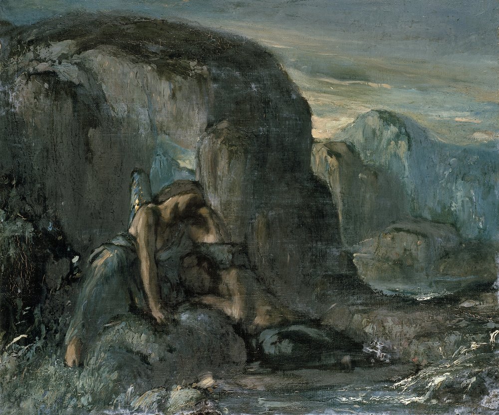 Tobías siendo consolado por el ángel | Charles Ricketts