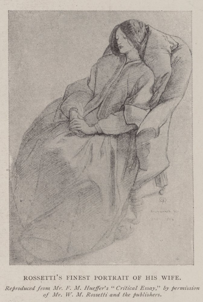 El mejor retrato de Rossetti de su esposa
