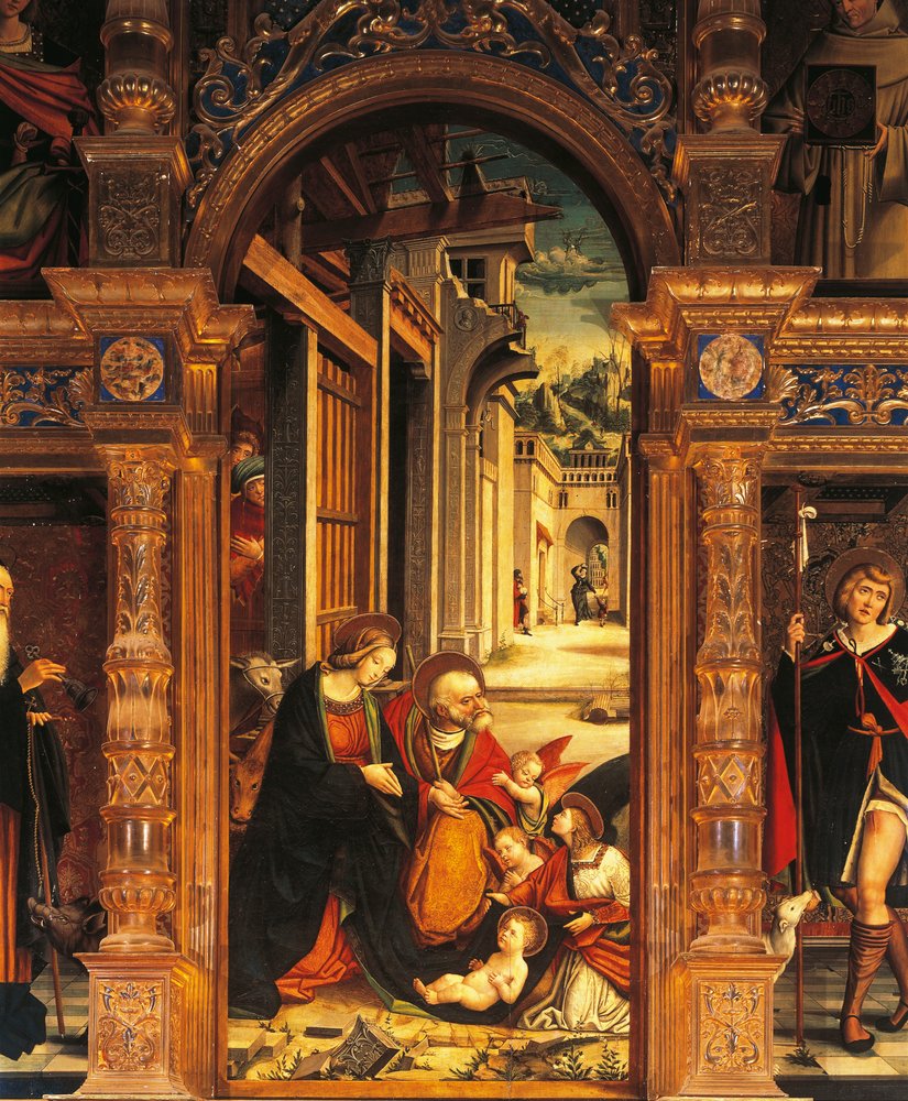 Natividad (detalle) | Defendente Ferrari