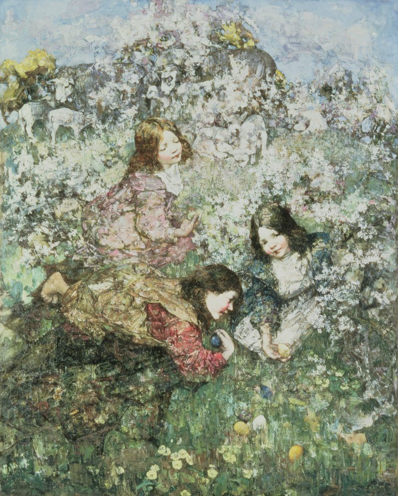 Huevos de Pascua | Edward Atkinson Hornel