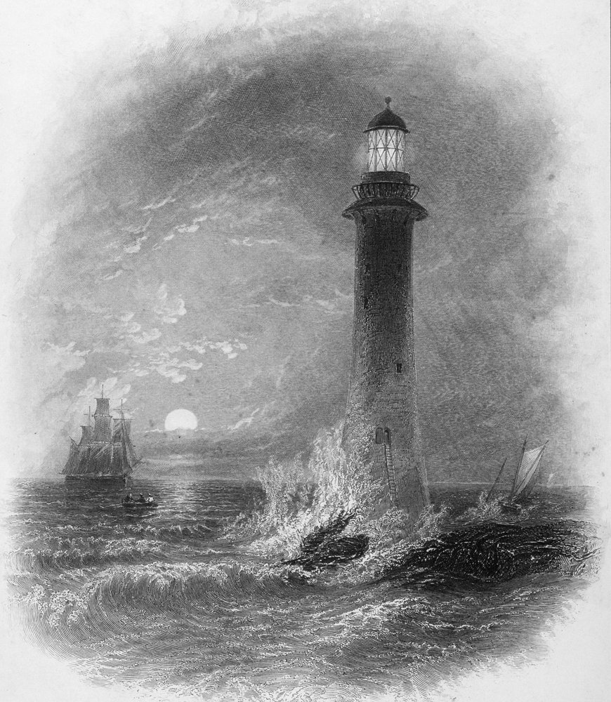 Faro de Bell Rock de 'Cyclopaedia of Useful Arts and Manufactures ...