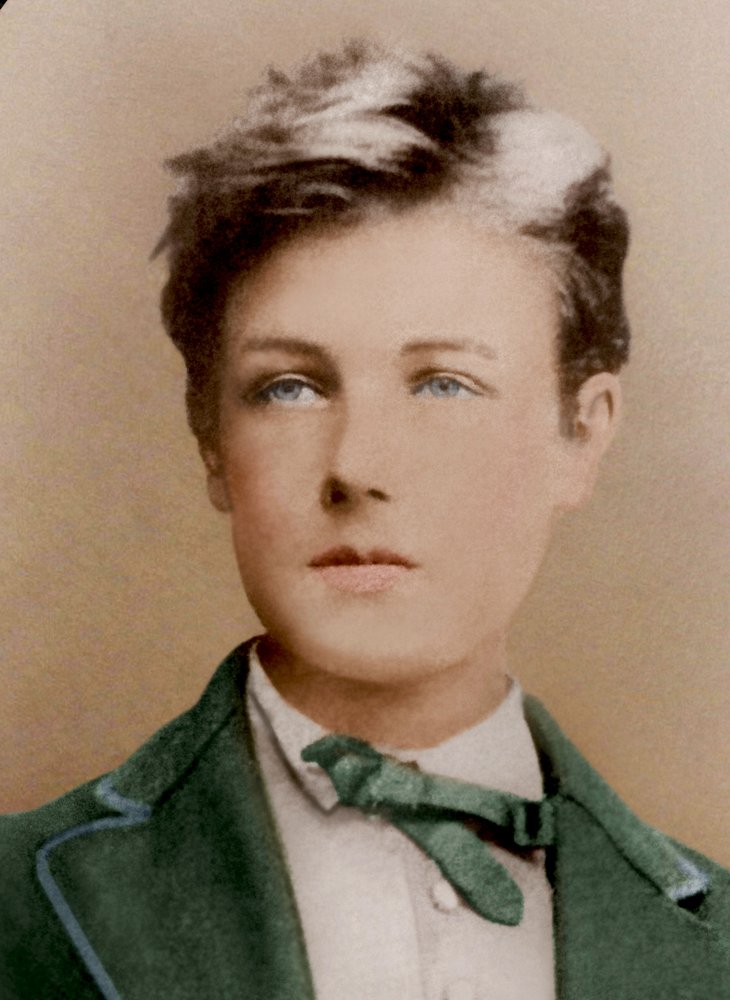 Retrato de Arthur Rimbaud a los 17 años, 1871