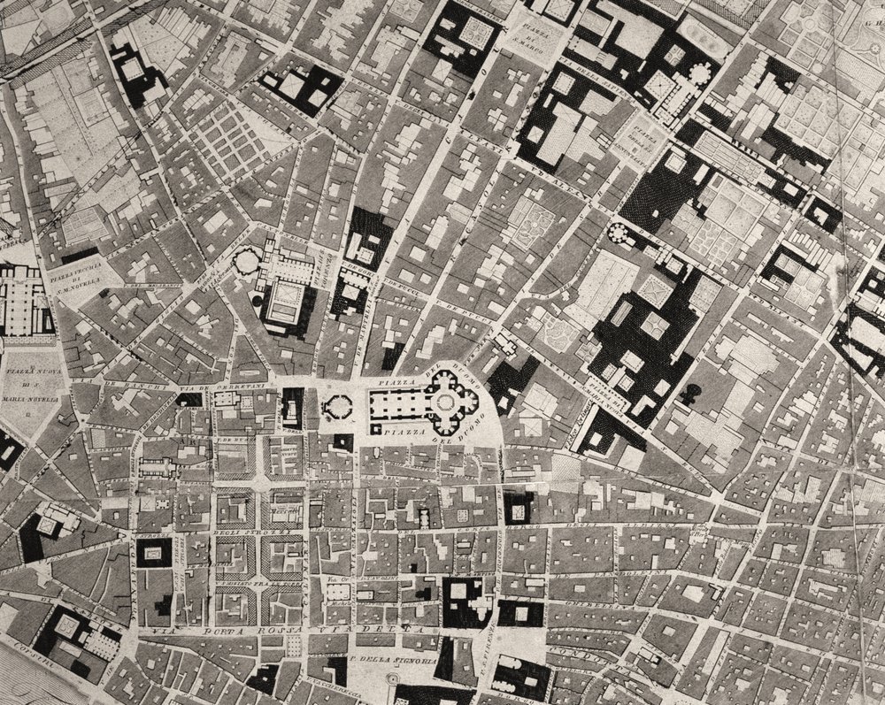 Davoli Italia Mapa Florencia