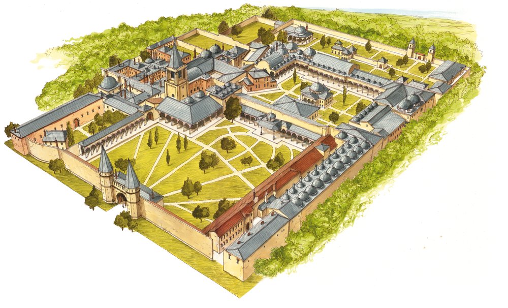 Palacio de Topkapi. Estambul, Turquía. Vista aérea