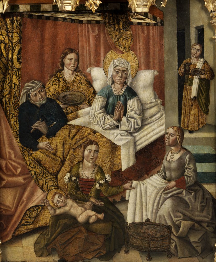 Nacimiento de la santa María | Fernando Gallego
