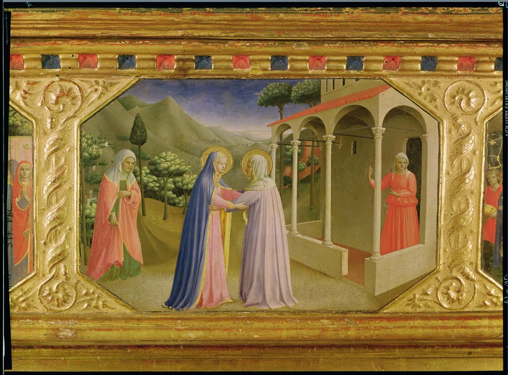 Visitación, de la predela del Retablo de la Anunciación, c.1430-32
