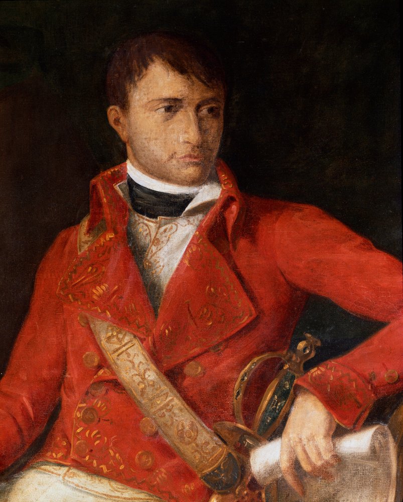 Retrato de Napoleón I Bonaparte en uniforme de primer cónsul (detalle)
