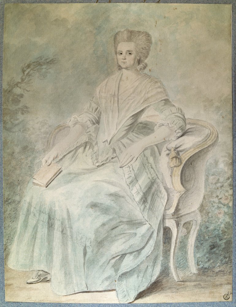 Retrato de Olympe de Gouges (viuda Aubry también conocida como Marie ...