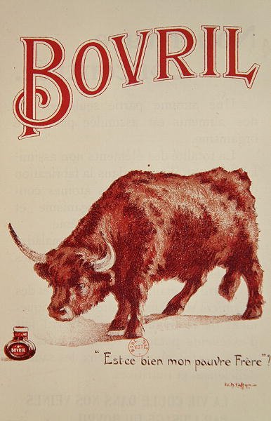 Póster publicitario de 'Bovril', principios del siglo XX