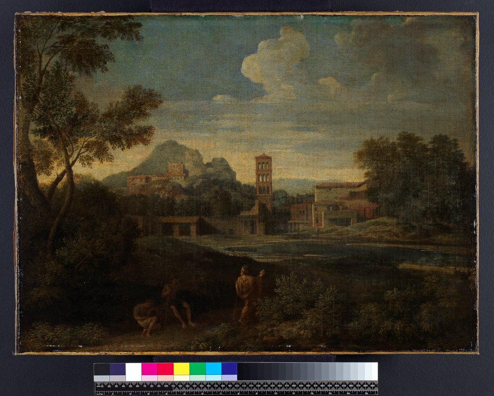 Paisaje con figuras, antes de 1675 | Gaspard Poussin Dughet