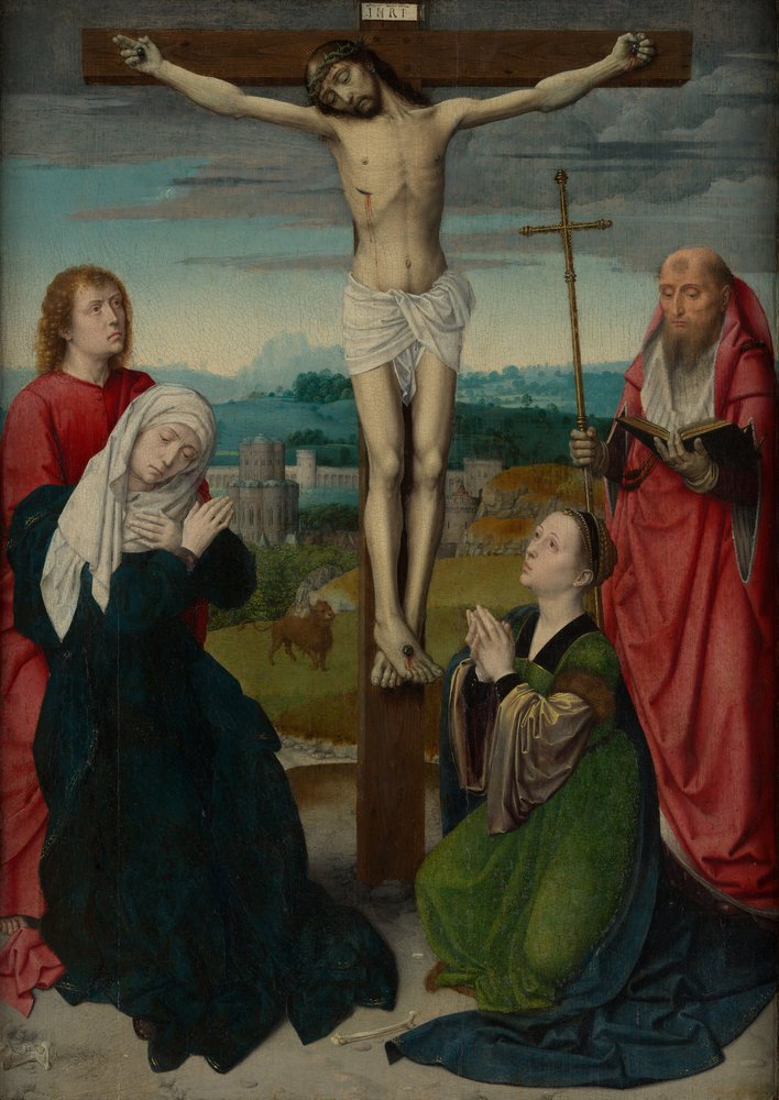 La crucifixión, ca. 1495 | Gerard David