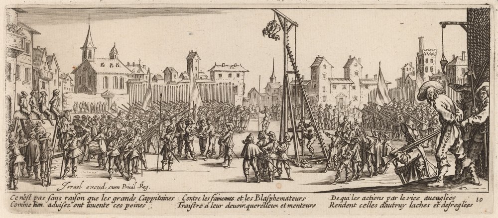 El estrapado | Gerrit van Schagen after Jacques Callot