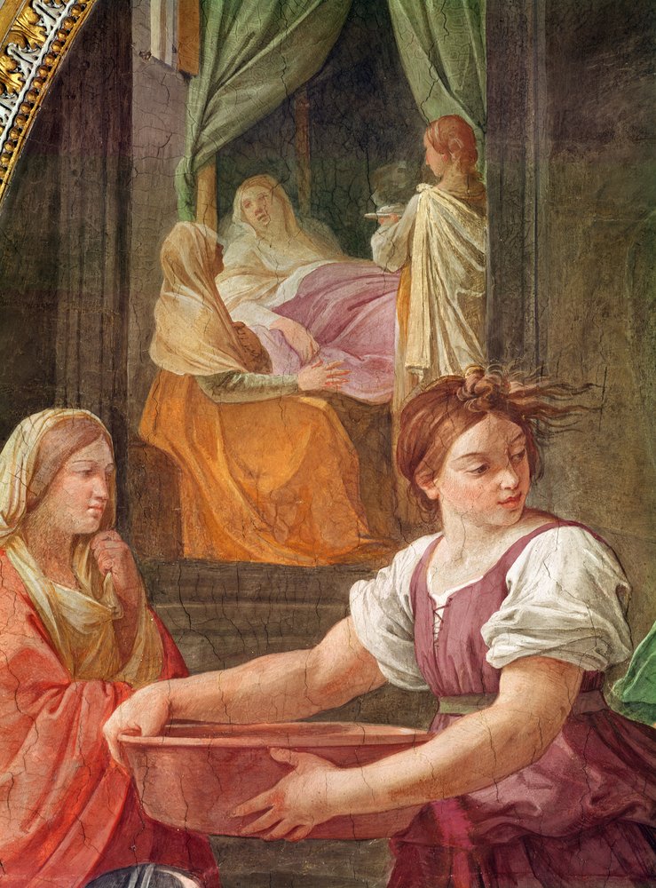 Natividad de la Santísima Virgen María (detalle)