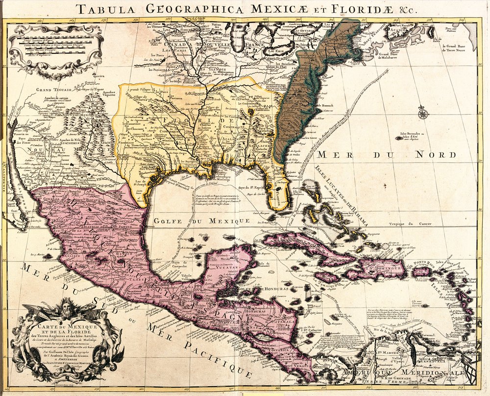 Mapa De Los Países Y Lenguas Del Caribe