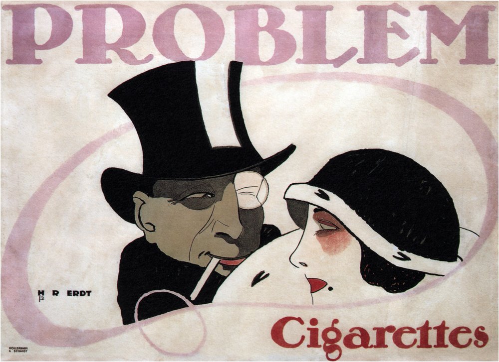 Cigarrillos problemáticos, 1912 | Hans Rudi Erdt
