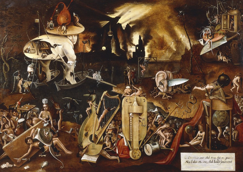 Infierno | Hieronymus Bosch | Impresión de arte