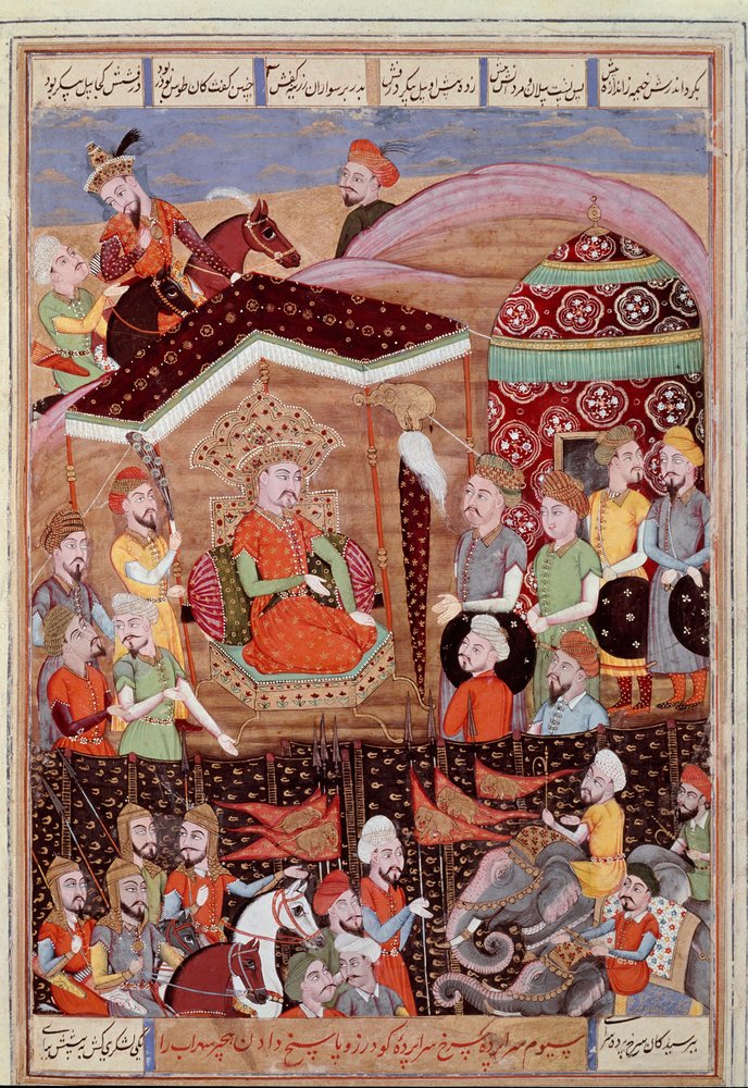 Arte islámico: Sohrab mira la tienda negra de los líderes del ejército ...