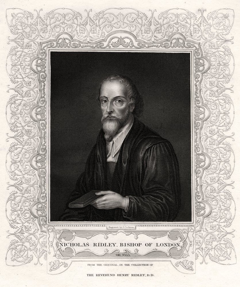 Nicholas Ridley, Obispo de Londres, siglo XIX | J. Cochran