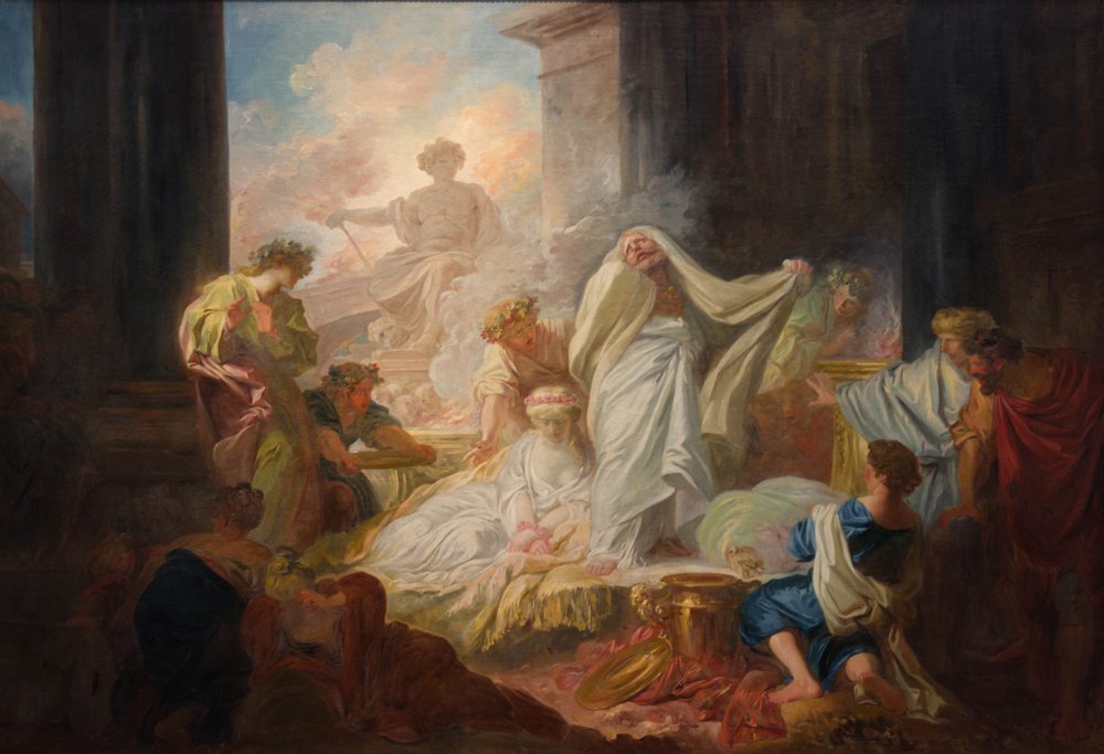 Coreso y Calírroe | Jean Honore Fragonard