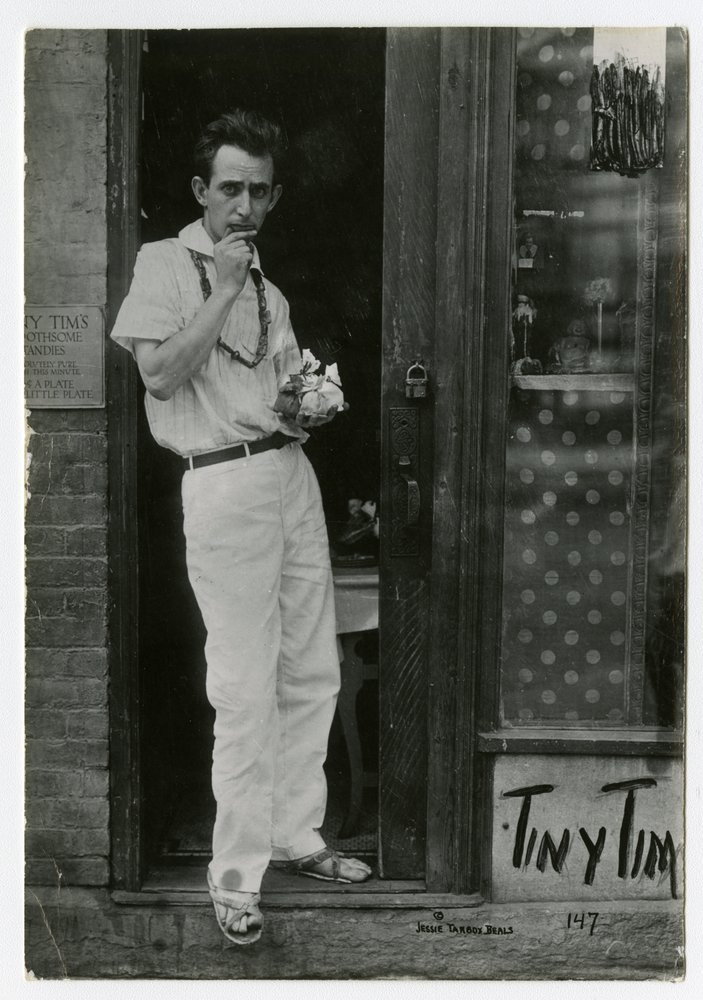 Tiny Tim, Greenwich Village, Nueva York, EE.UU., c.1915-22
