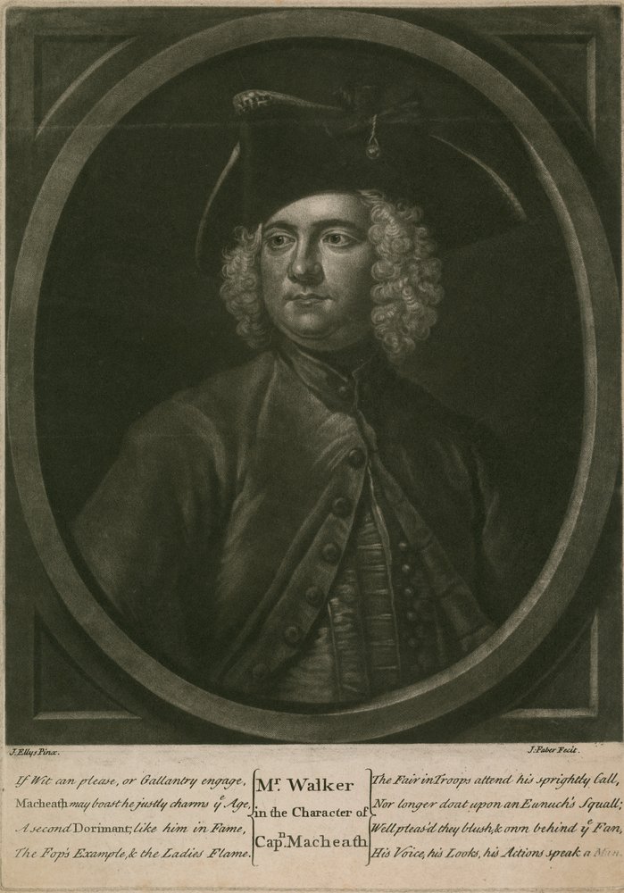 Sr. Walker en el personaje del Capitán Macheath