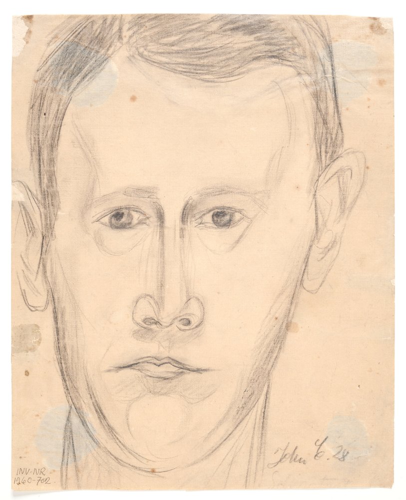 Autorretrato de frente | John Christensen