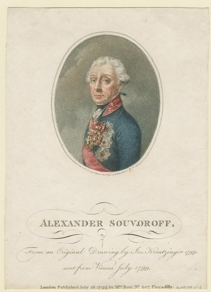 Retrato del Mariscal de Campo Príncipe Alexander Suvorov