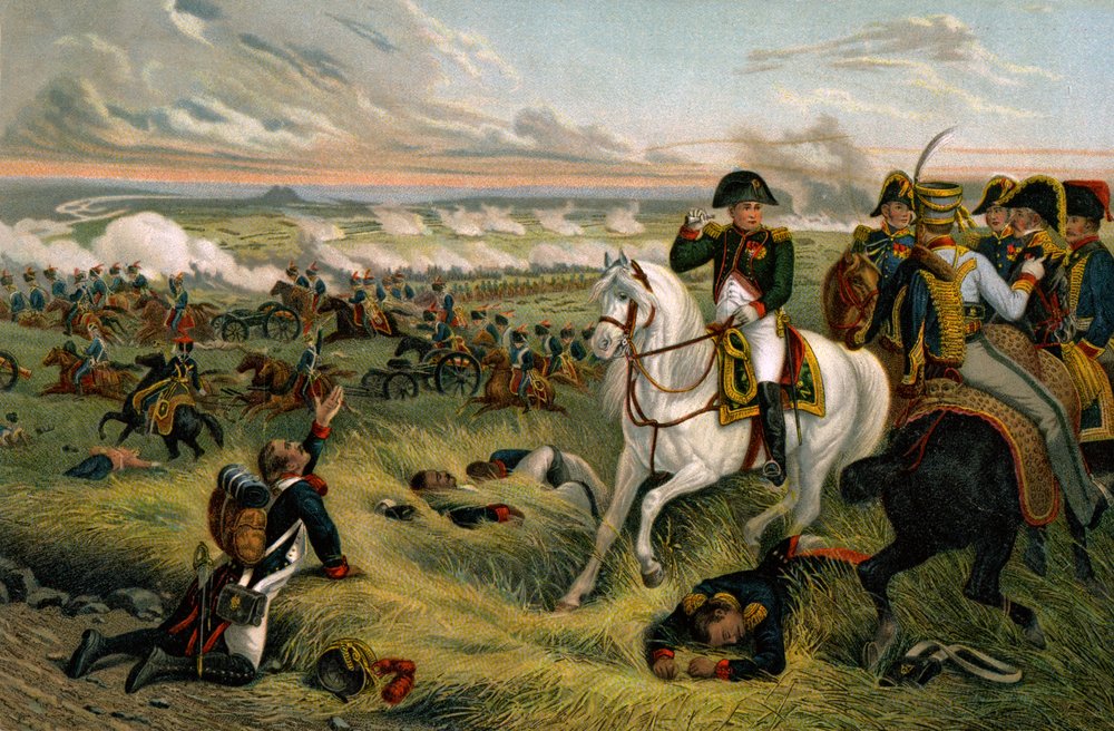 Historia. Francia. Primer Imperio Francés. Napoleón I en la batalla de ...