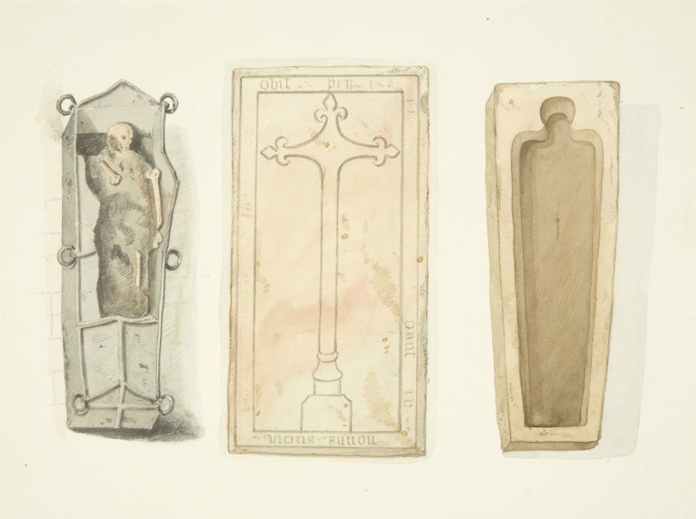 Tumba de 'El descenso de Cristo al infierno' en la catedral de Bristol ...