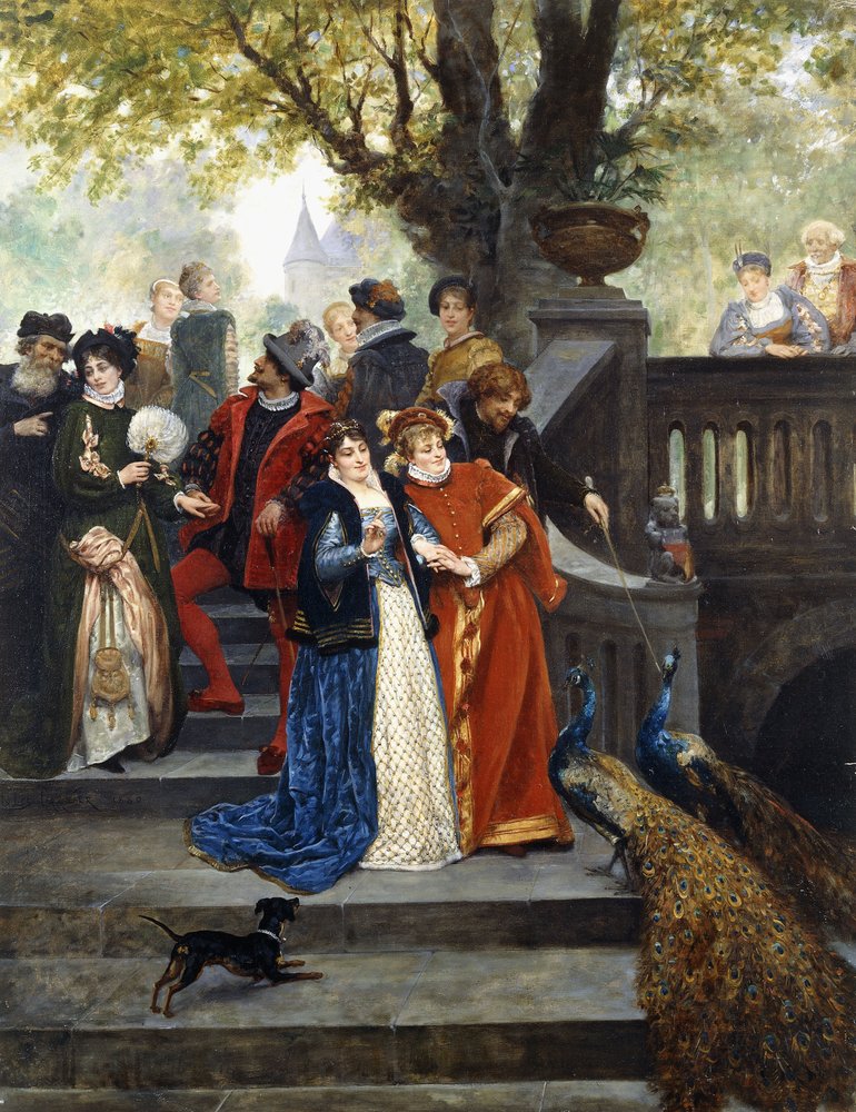 En el parque | Jules Arsene Garnier | Impresión de arte