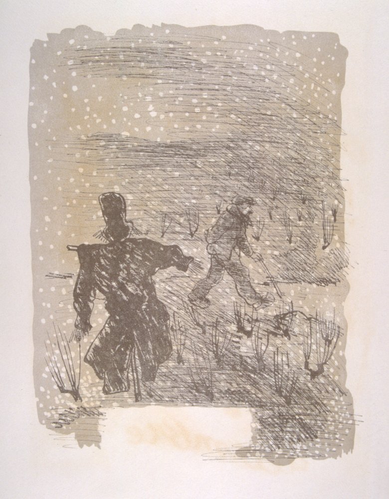 Ilustración humorística del vino 1946.Ilustración de Julien Pavil