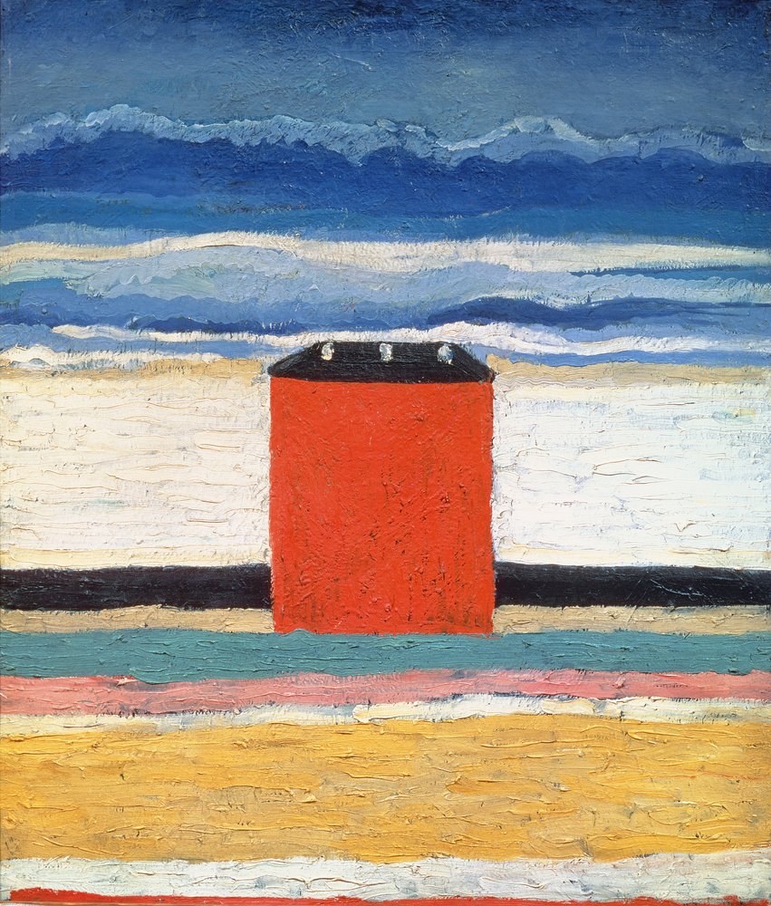 Casa roja, 1932 | Kazimir Severinovich Malevich