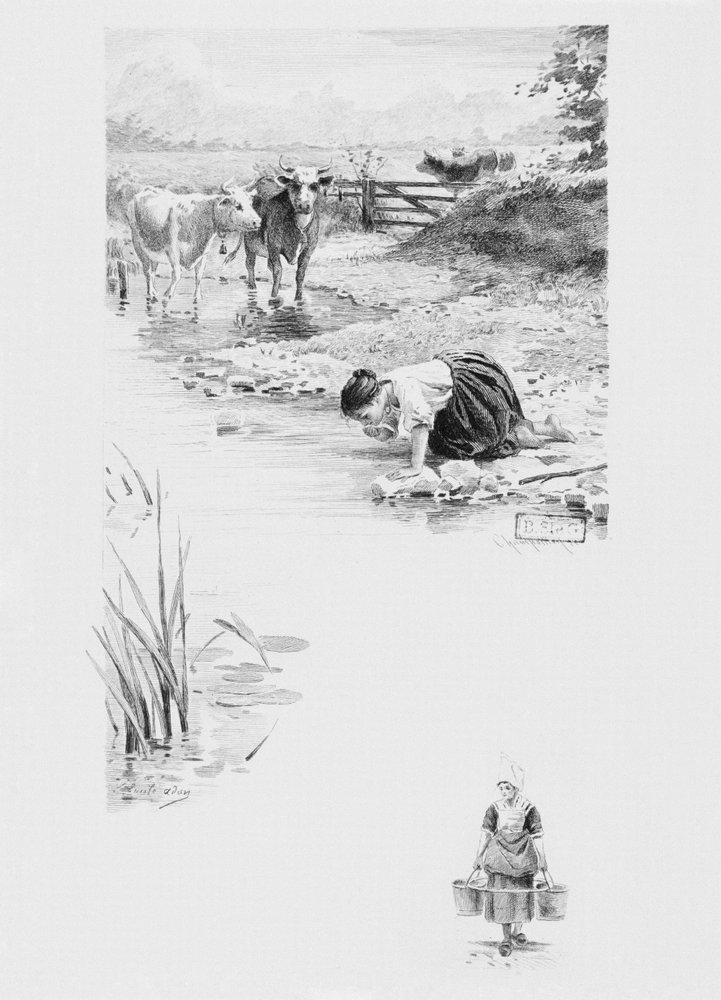 La sirvienta Felicite, ilustración de 'Un corazón sencillo' de Gustave ...