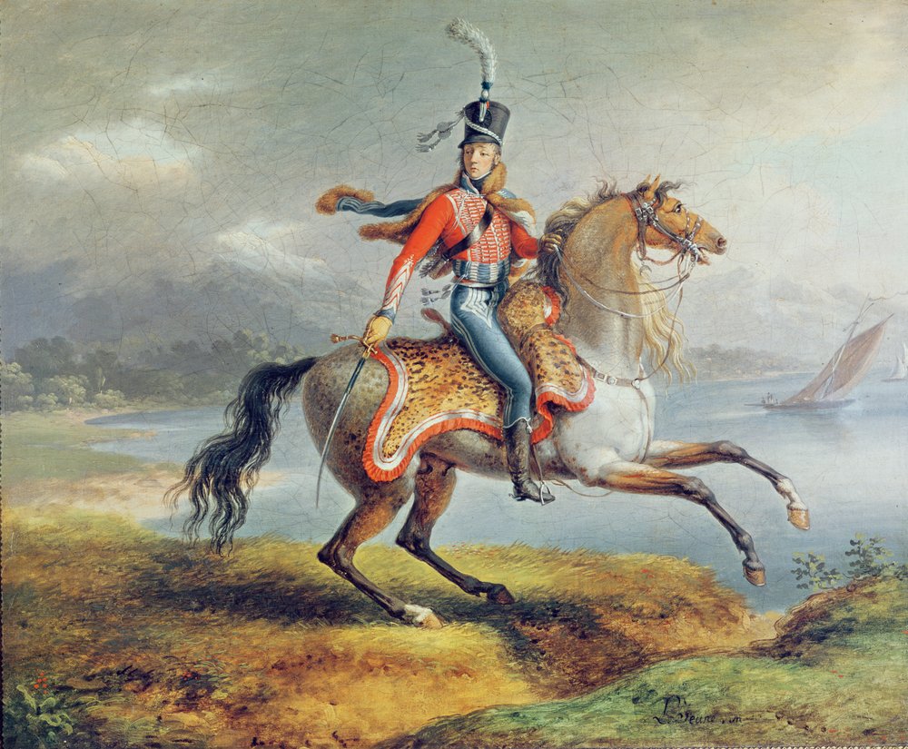 Autorretrato ecuestre, 1806-08 | Louis Lejeune