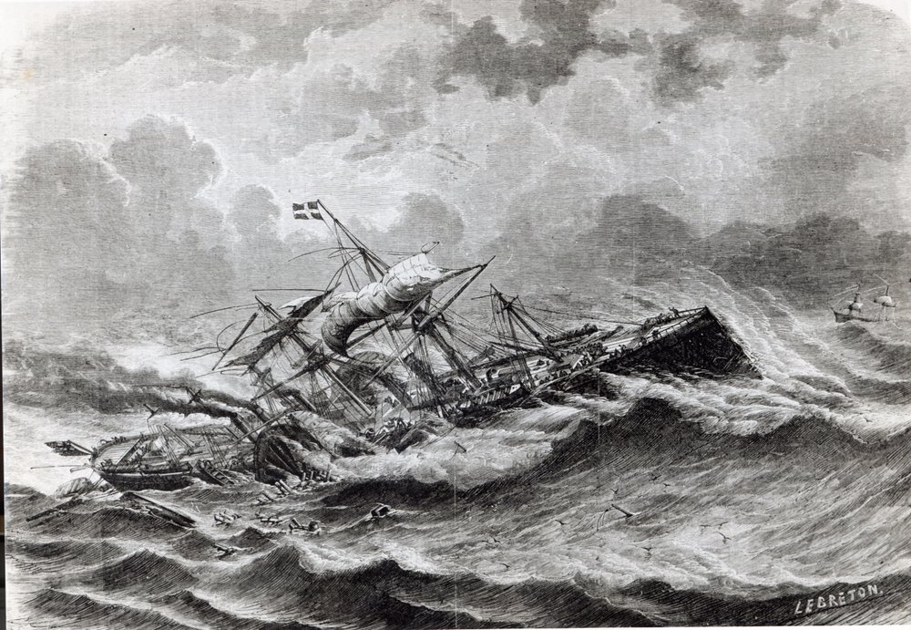 El desastre del Great Eastern en septiembre de 1861