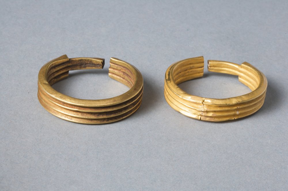 Pendientes de aro, Dinastía 18-19 | New Kingdom Egyptian