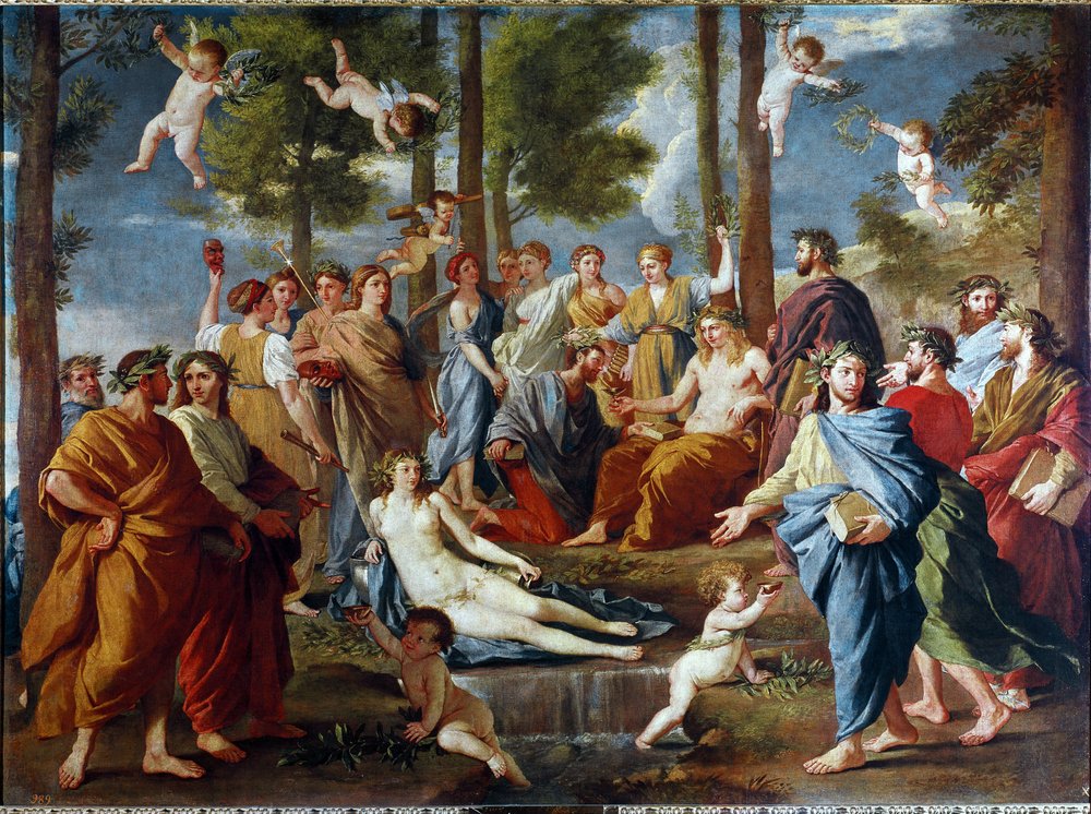 Parnaso | Nicolas Poussin | Impresión de arte